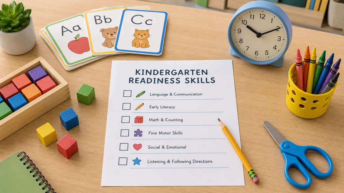 Kindergarten Readiness Skills Checklist | iBloom